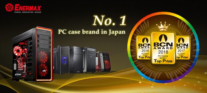 ENERMAX Ranks No. 1 Brand in Japanese PC Case Market for 3rd Year ...
