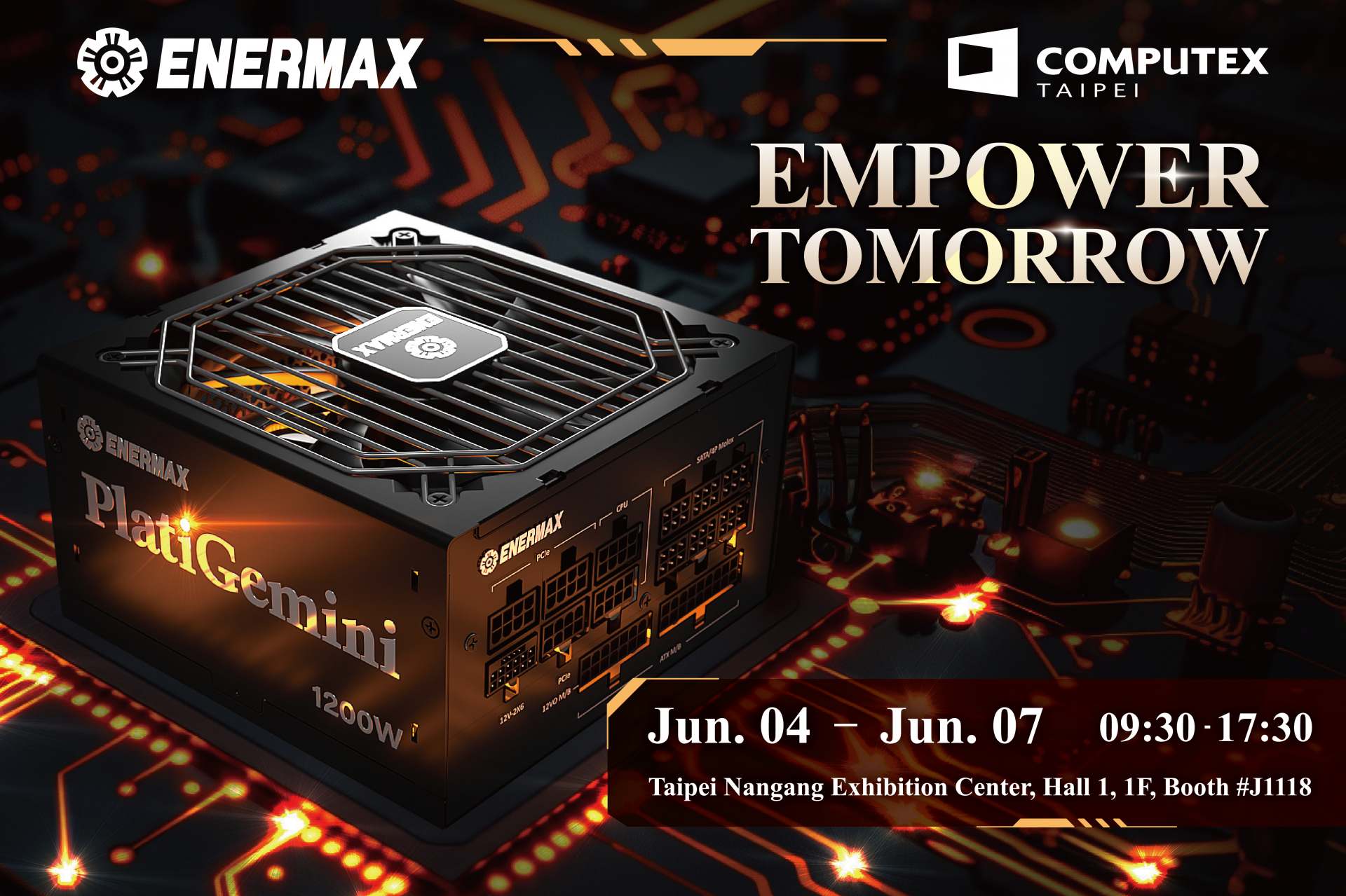 ENERMAX to Showcase Empower Tomorrow Cutting-Edge Power Supply and ...