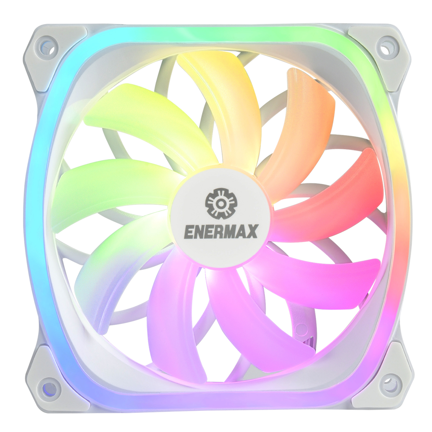 SquA RGB ADV 120mm ARGB PWM PC Case Fan, White - Products - ENERMAX ...