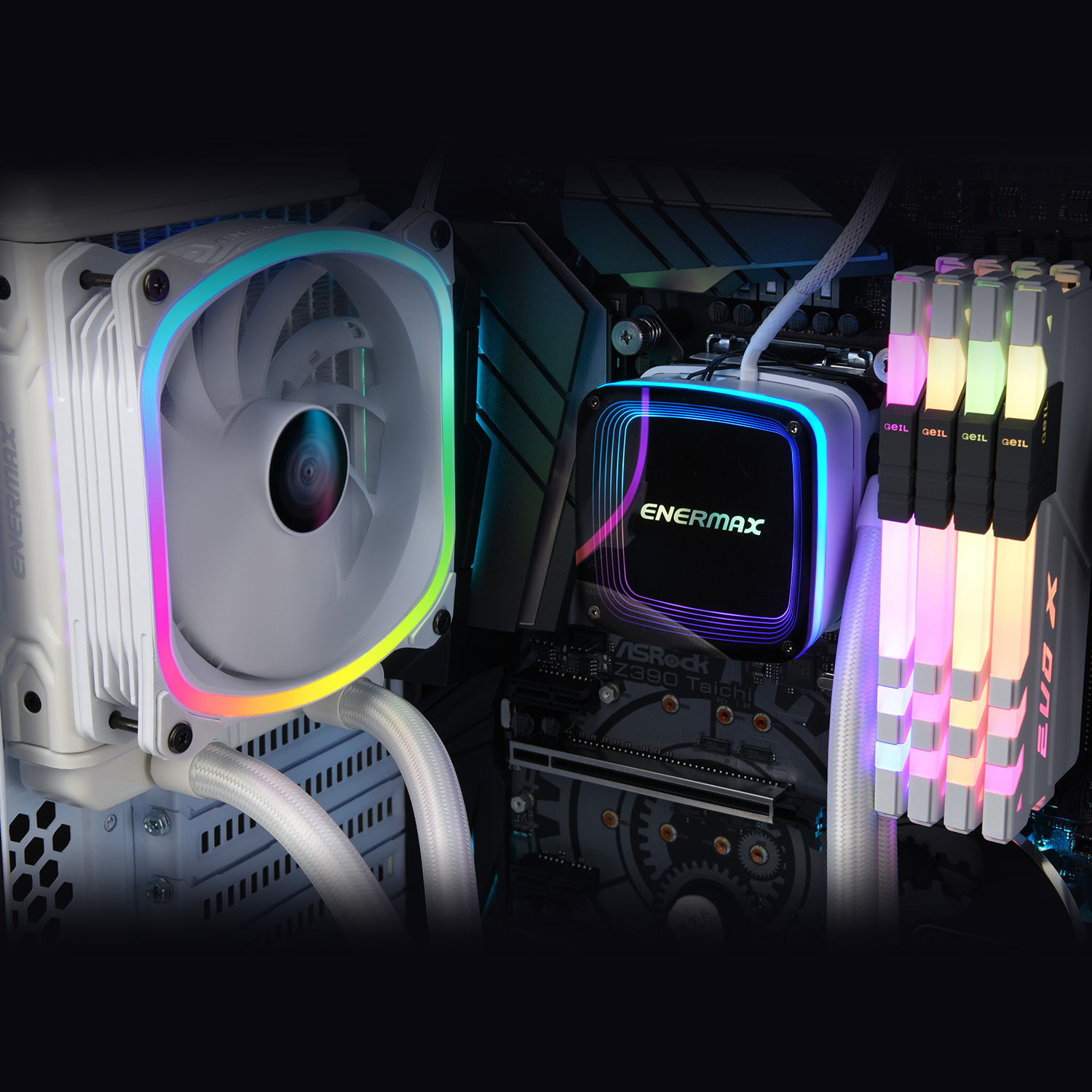 AQUAFUSION series 120mm CPU liquid cooler-white - Products - ENERMAX ...