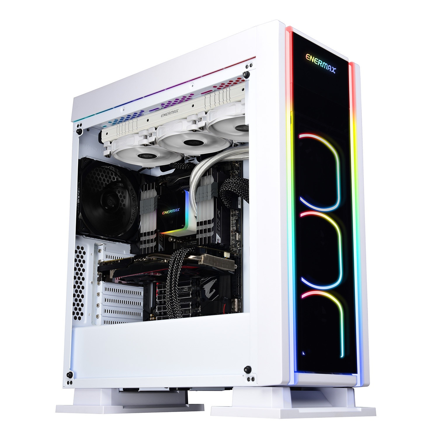 LIQTECH II series 360mm CPU liquid cooler- white - Products - ENERMAX ...