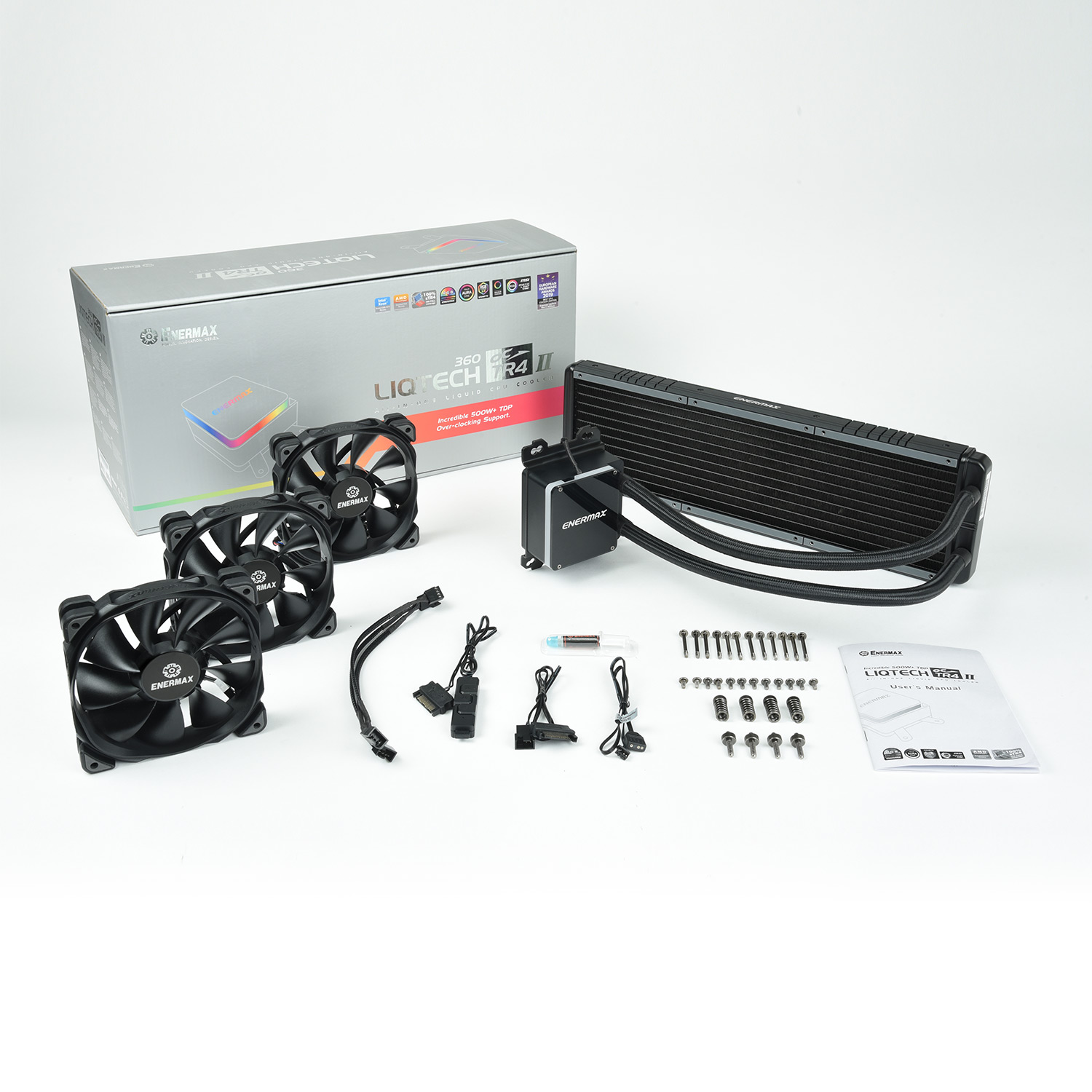 LIQTECH TR4 II series 360mm CPU liquid cooler ( LGA 4677 ready ...